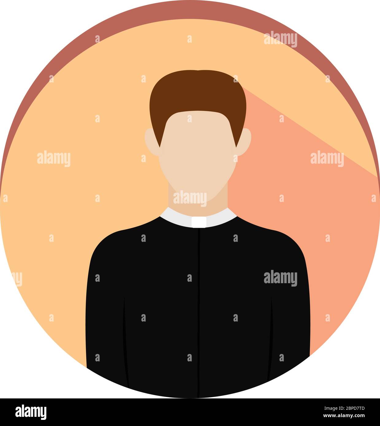 Priest pastor pictogram hi-res stock photography and images - Alamy