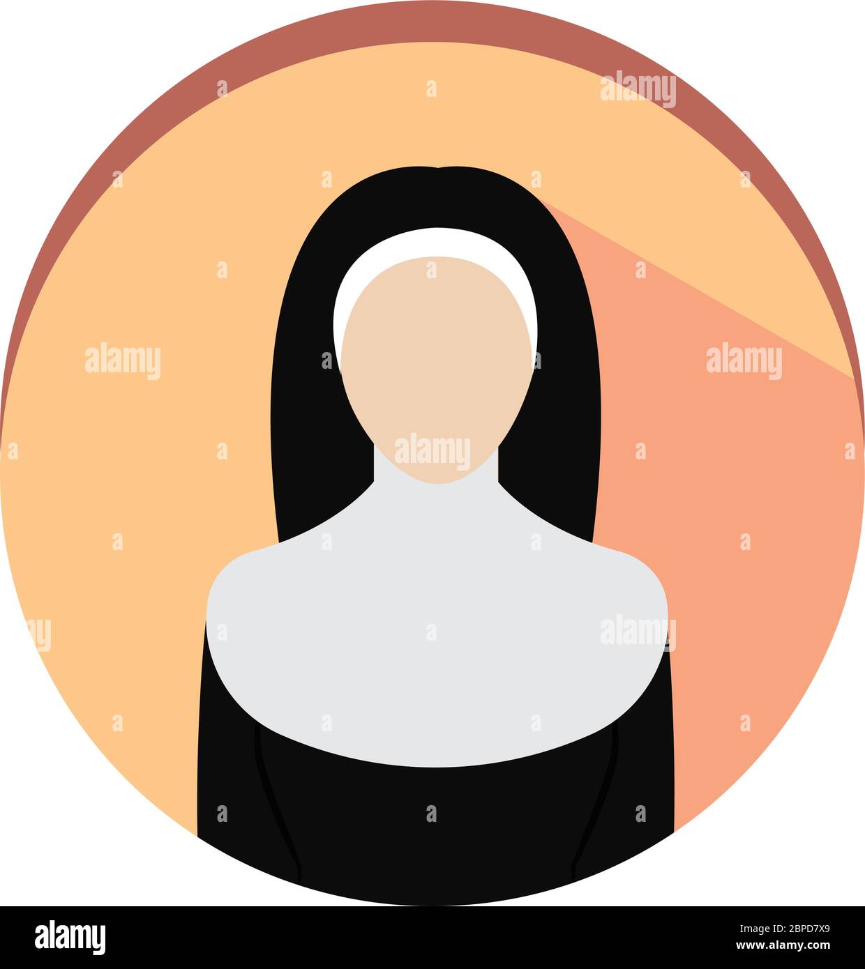 Isolated nun icon Stock Vector Image & Art - Alamy
