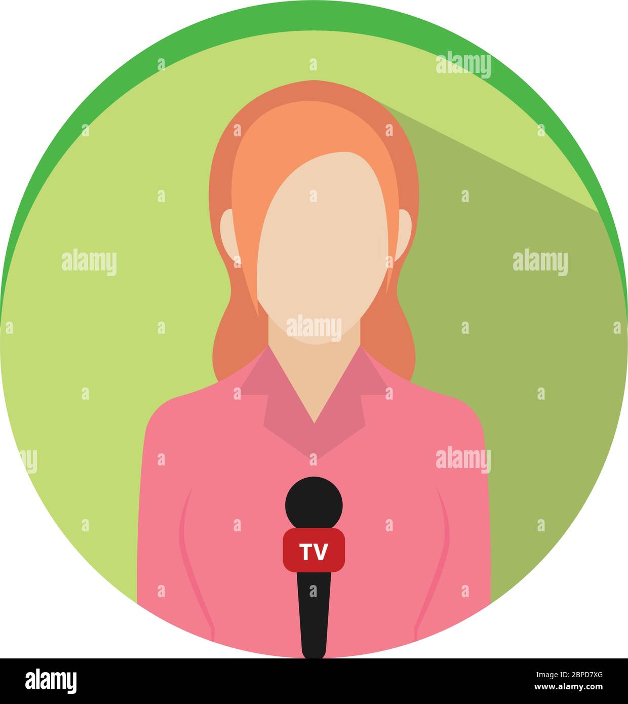 Isolated journalist icon Stock Vector Image & Art - Alamy