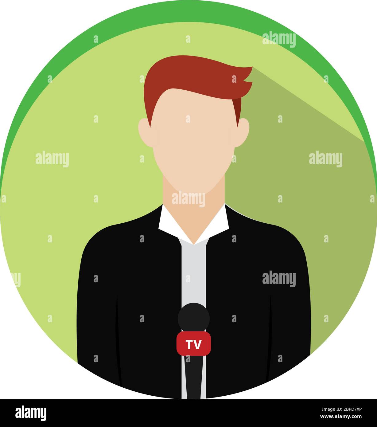 Isolated journalist icon Stock Vector Image & Art - Alamy