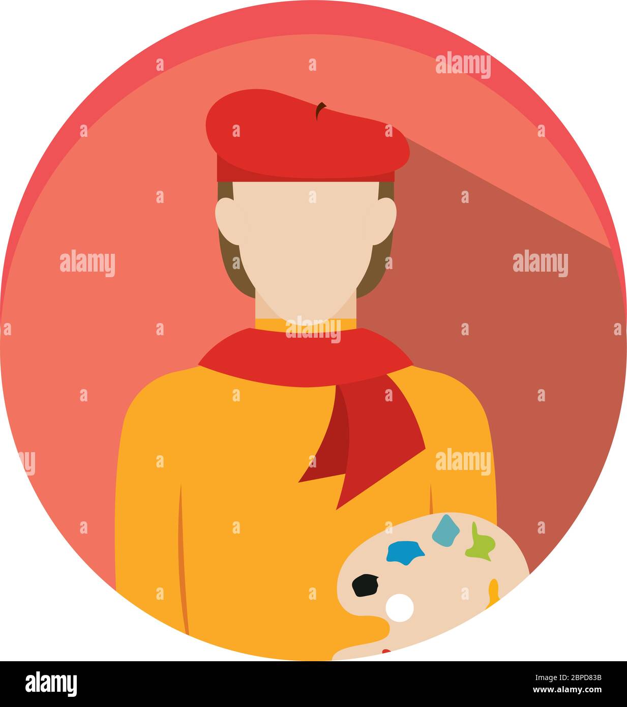 Isolated painter icon Stock Vector Image & Art - Alamy