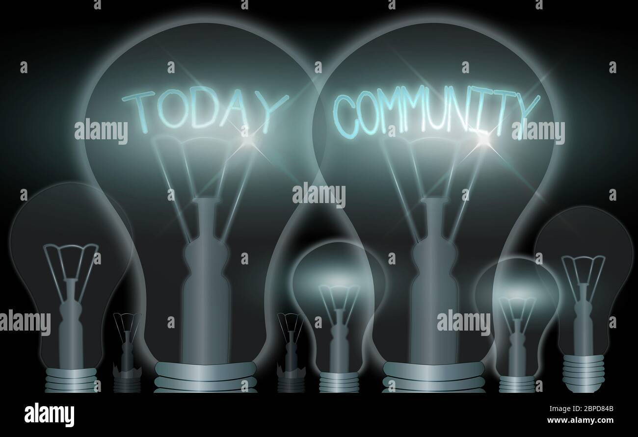 Conceptual hand writing showing Community. Concept meaning specific ...