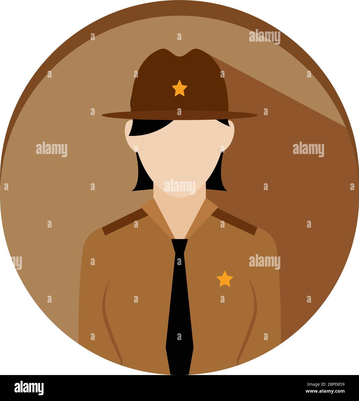 Isolated ranger icon Stock Vector Image & Art - Alamy