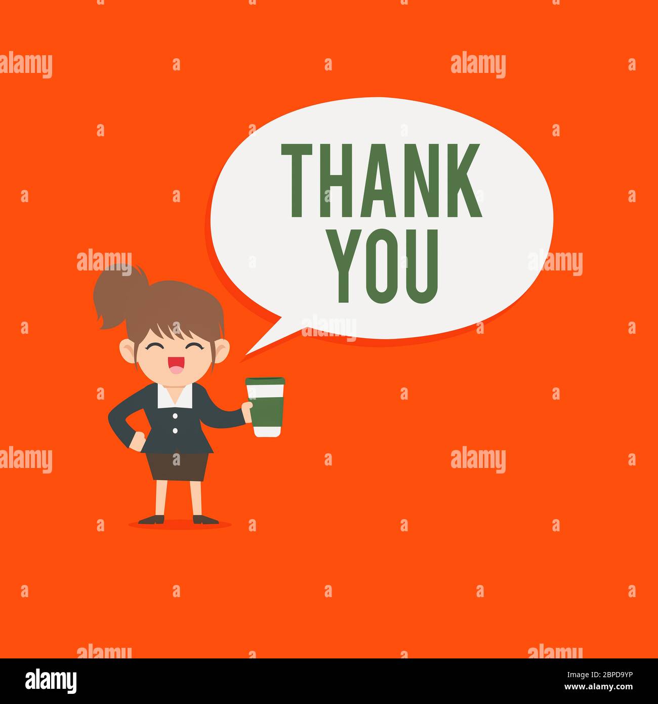 Handwriting text Thank You. Conceptual photo a polite expression used ...