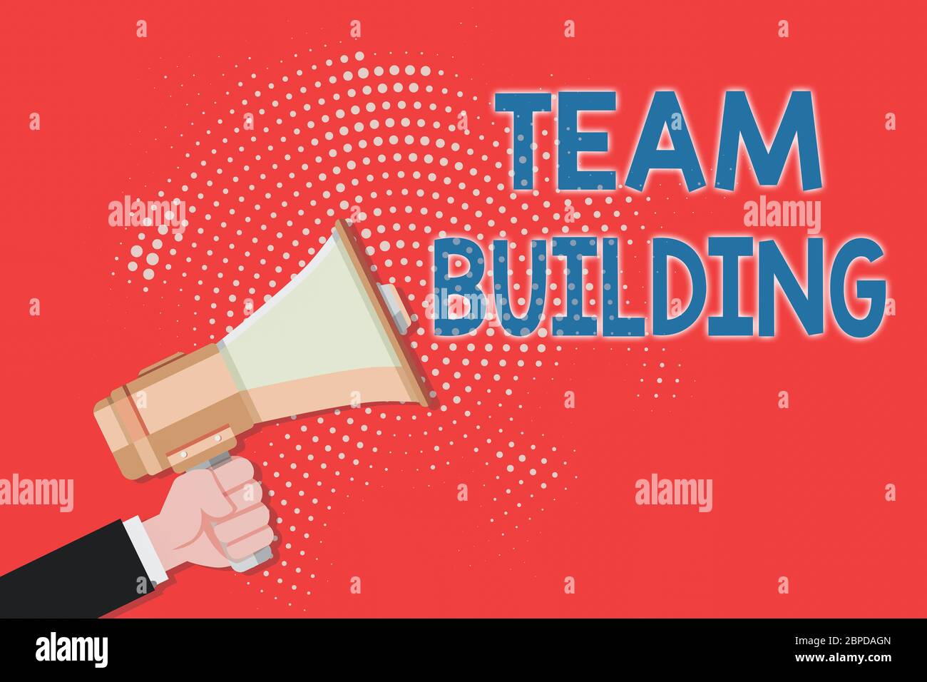 Writing note showing Team Building. Business concept for various types ...