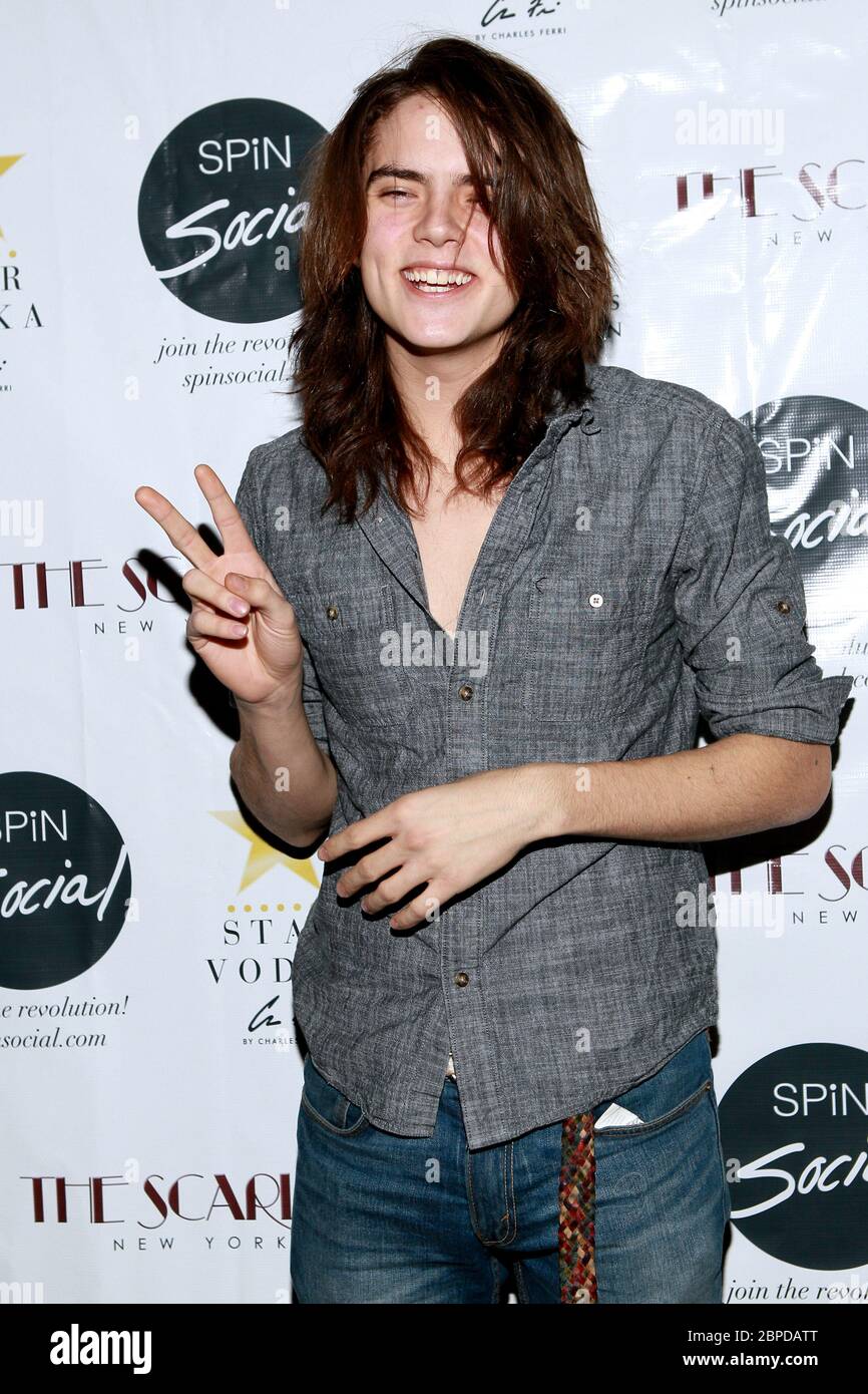 New York, NY, USA. 9 March, 2012. Miles Robbins, ÔDJ SmilesÕ at the ...