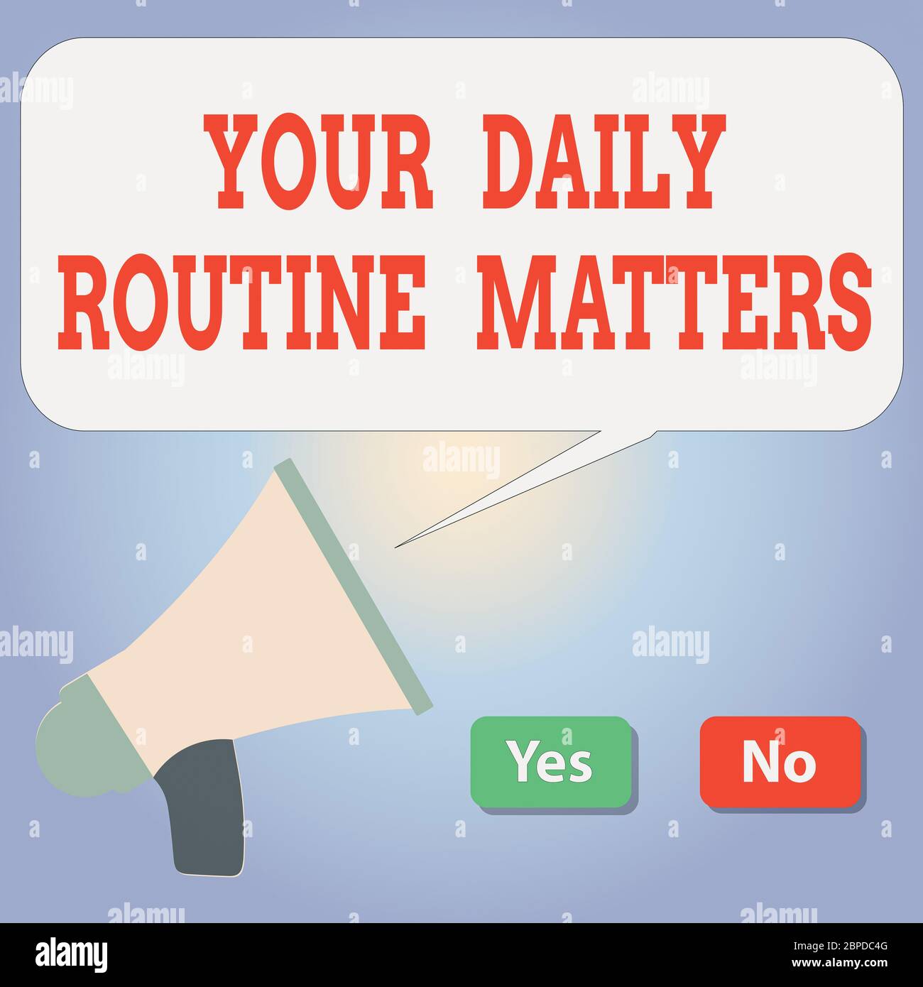 Handwriting text writing Your Daily Routine Matters. Conceptual photo ...