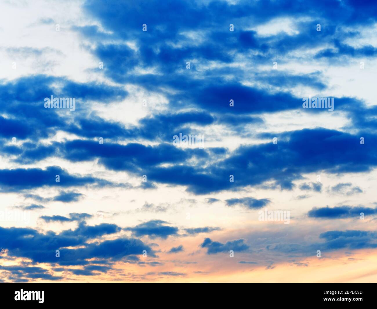 High altitude clouds cloudscape background Stock Photo - Alamy