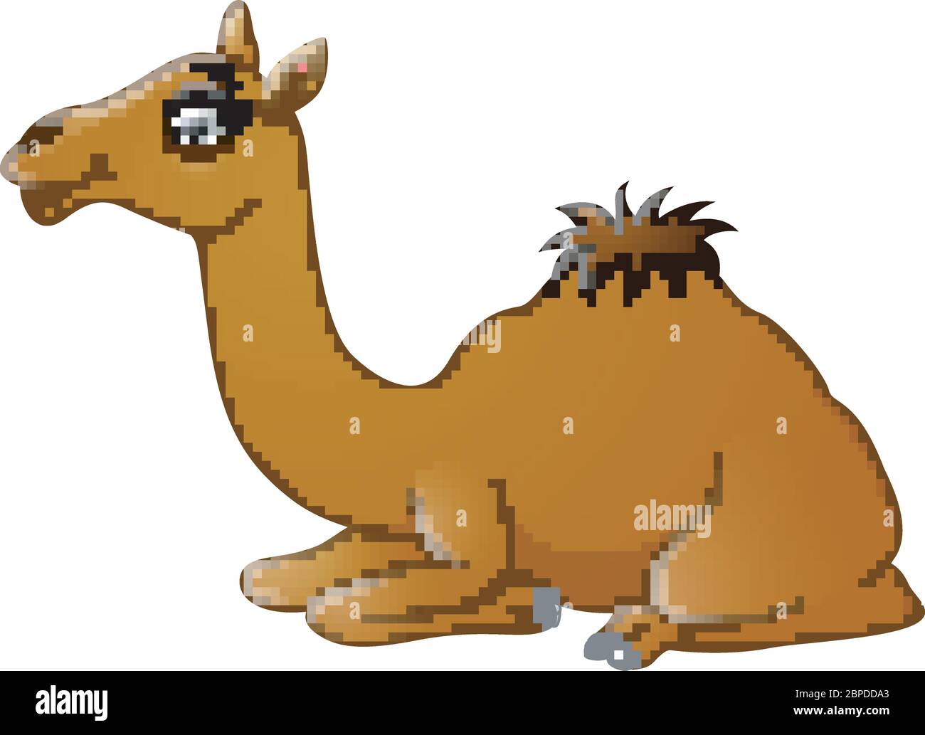 Camel lying down Stock Vector Images - Alamy