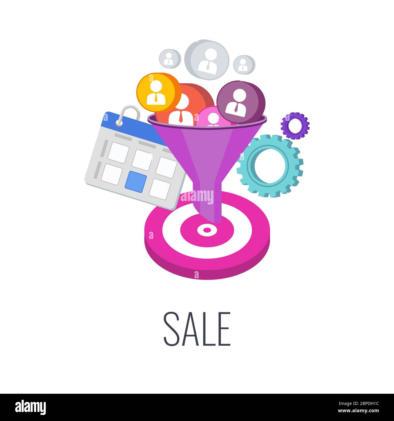 Sale Infographics Pictogram. Successful sales strategy. anagement and ...