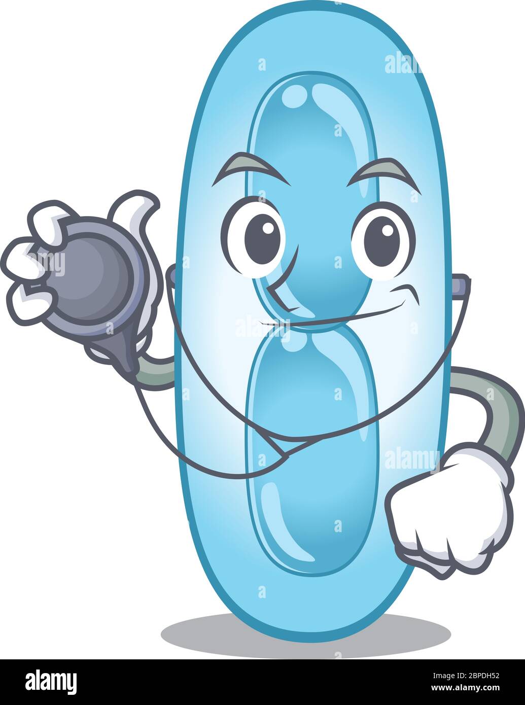 Smiley doctor cartoon character of klebsiella pneumoniae with tools ... Smiley doctor cartoon character of klebsiella pneumoniae with tools ...