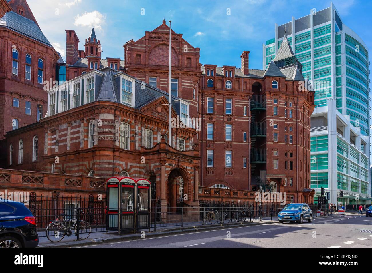 UCL University College Cruciform building in London, England, UK Stock ...