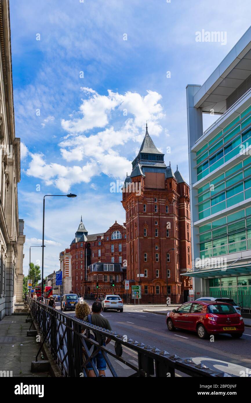 UCL University College Cruciform building in London, England, UK Stock ...