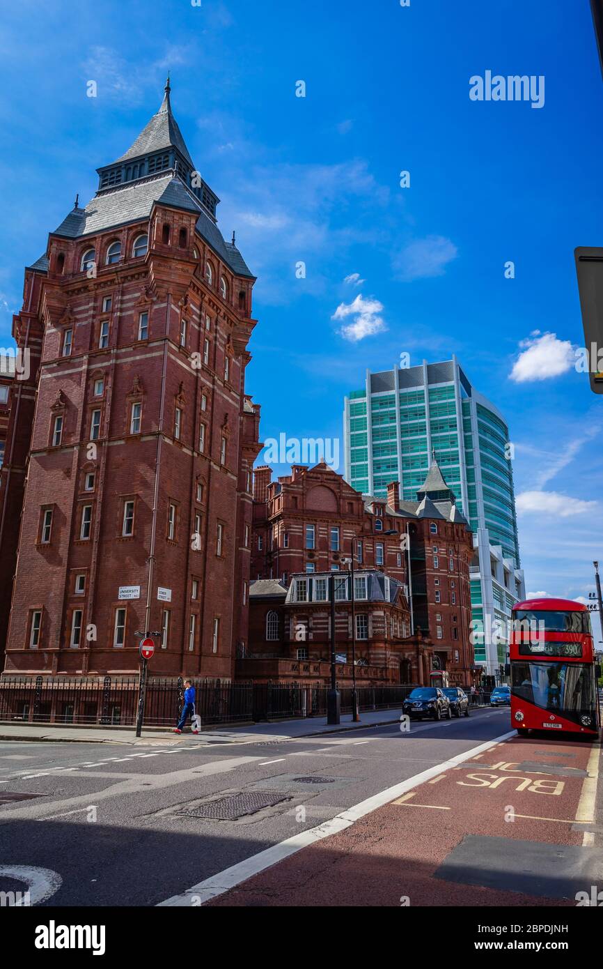 UCL University College Cruciform building in London, England, UK Stock ...