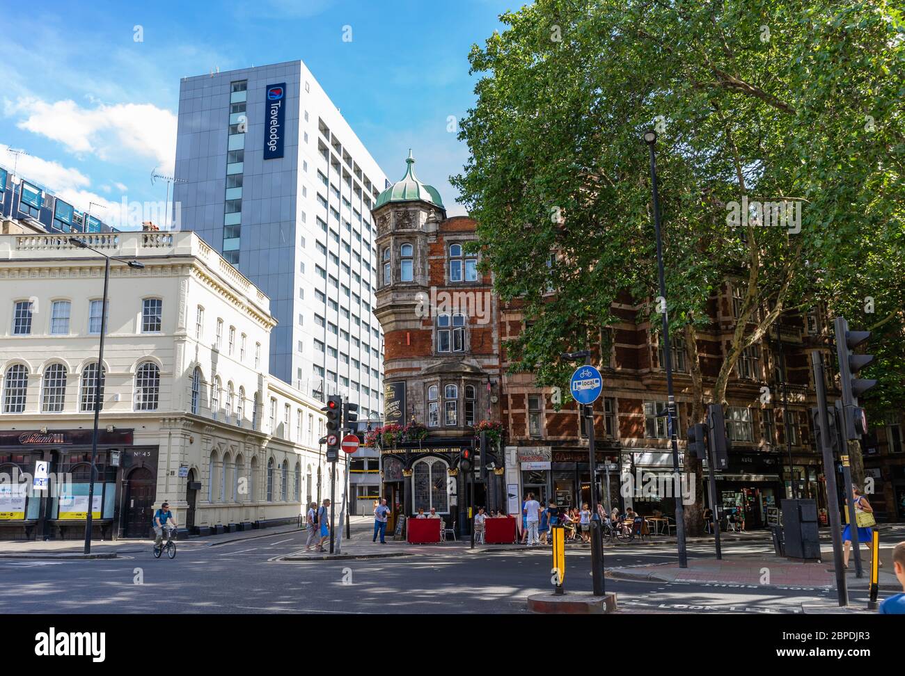London street typical buiding, England, UK Stock Photo - Alamy