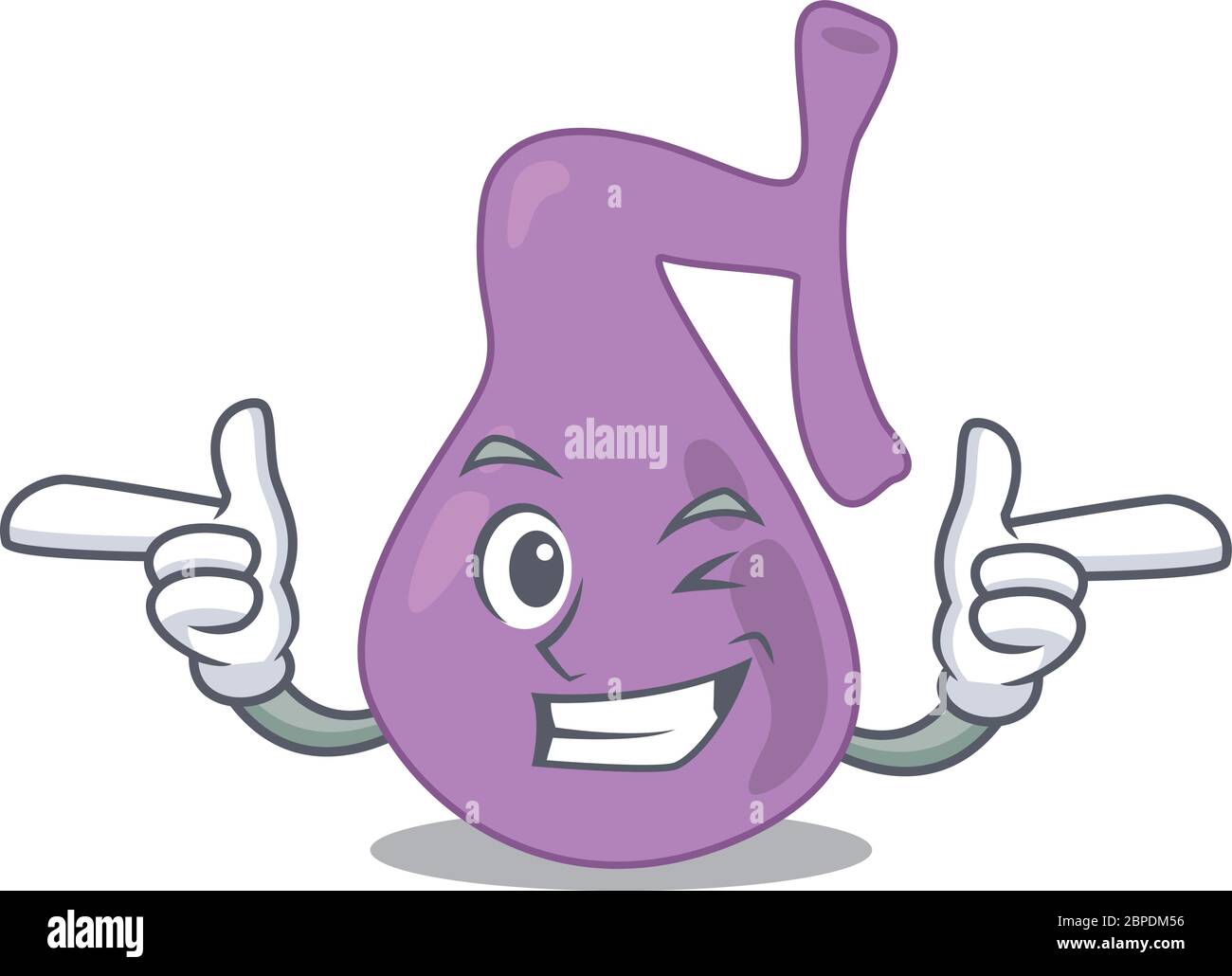 Cartoon design of gall bladder showing funny face with wink eye Stock ...
