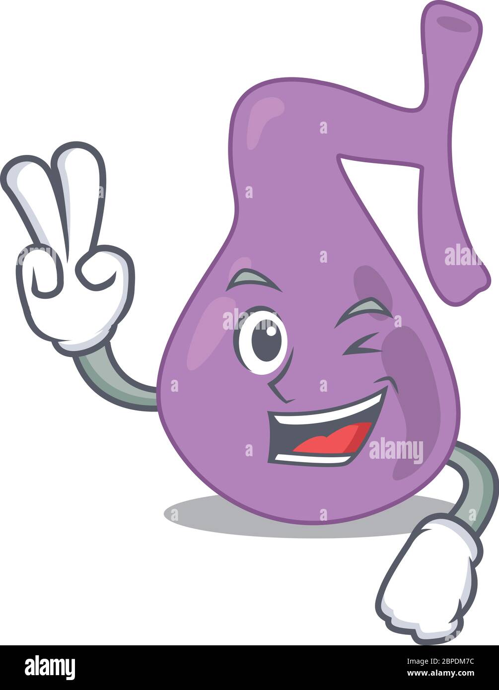 Happy gall bladder cartoon design concept show two fingers Stock Vector ...