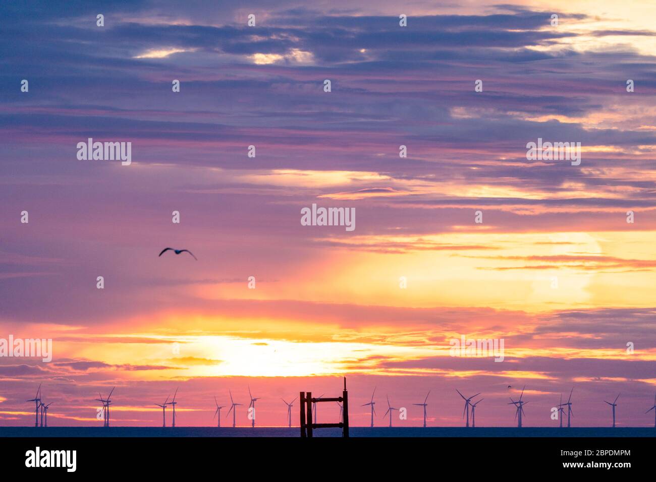 Windfarm from above hi-res stock photography and images - Alamy