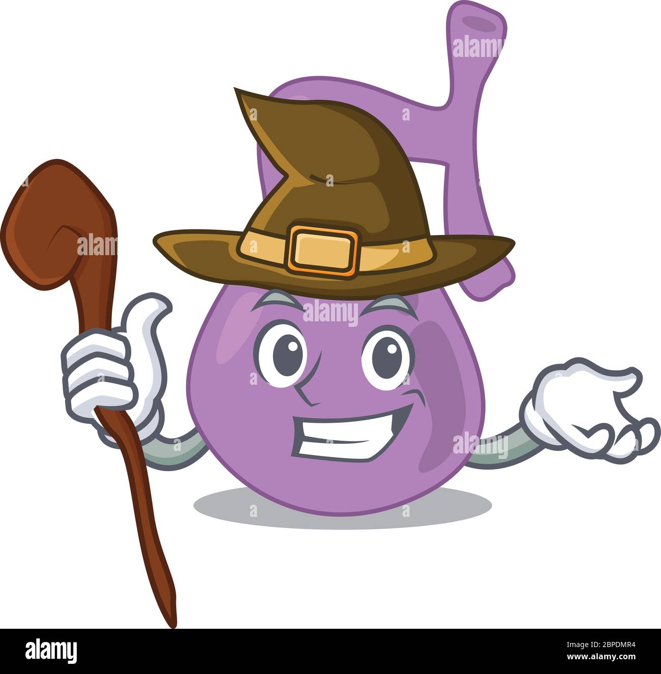 Gall bladder funny but sneaky witch cartoon character design Stock ...