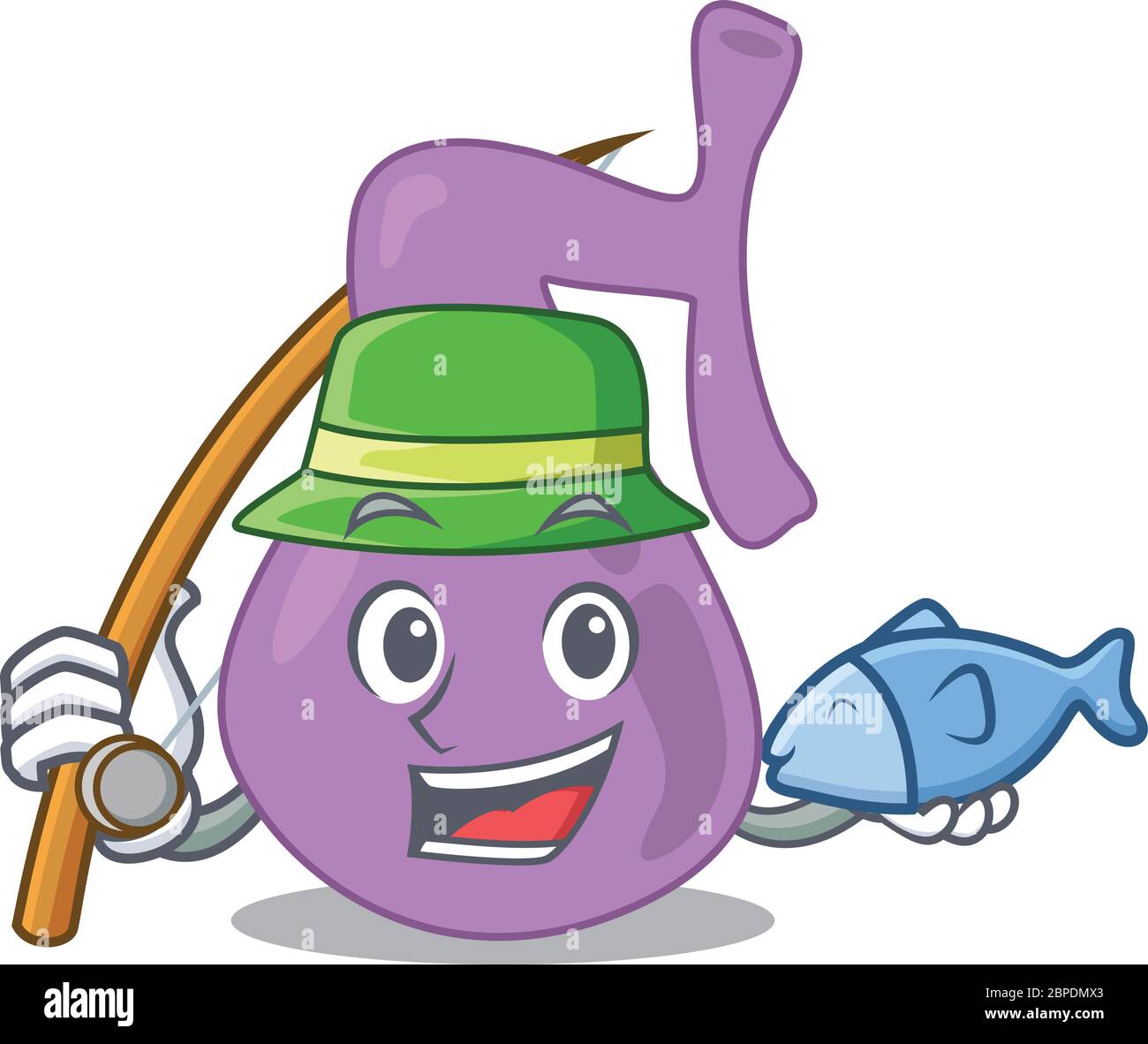 Cartoon design style of gall bladder goes to fishing Stock Vector Image ...