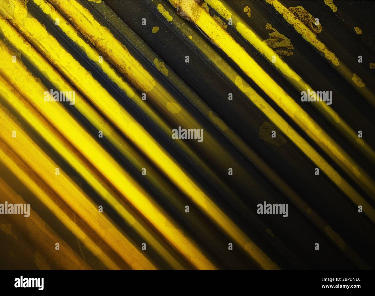 Abstract yellow diagonal lines on autumn city pavement background Stock ...