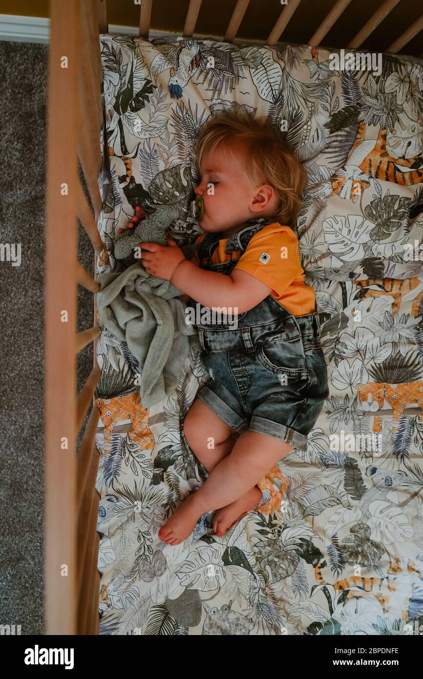 Toddler napping hi-res stock photography and images - Alamy