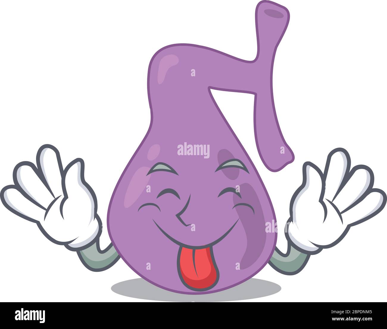 Funny gall bladder cartoon design with tongue out face Stock Vector ...