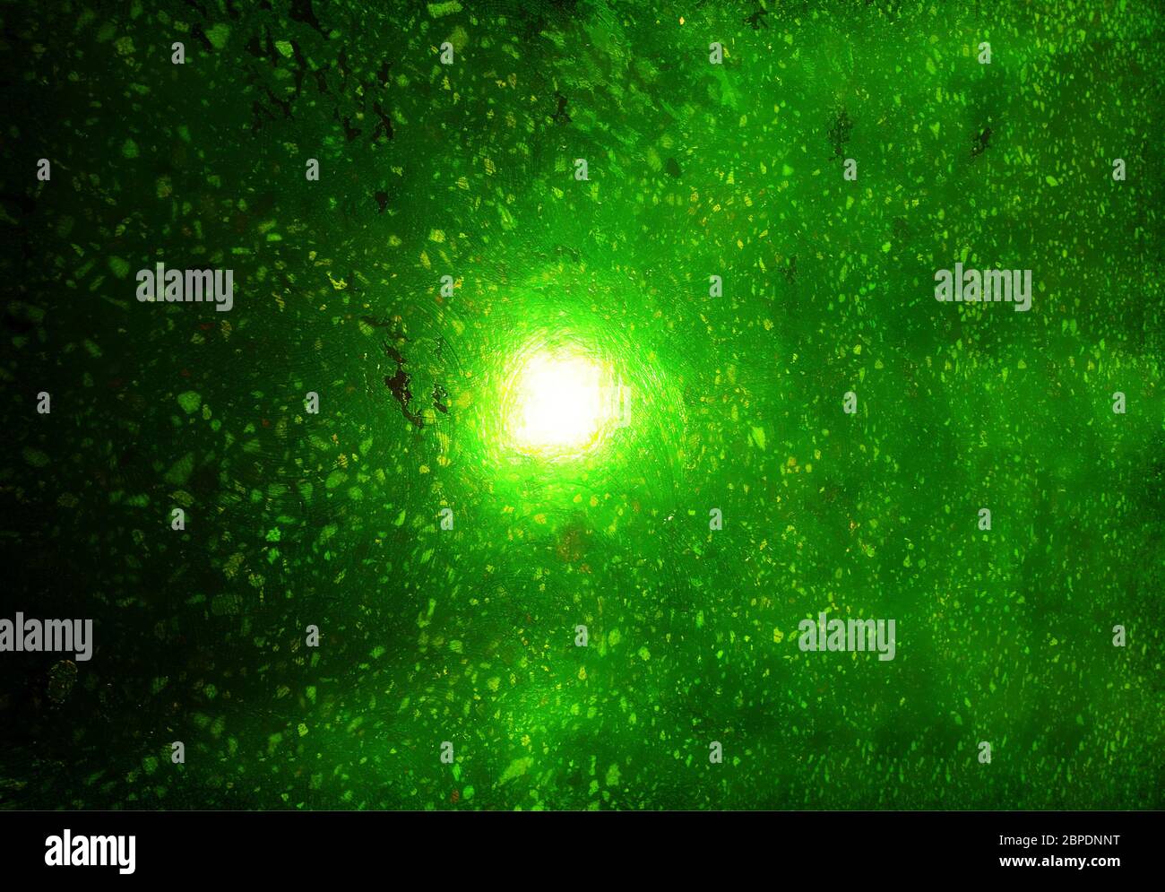 Glowing spot on vintage green floor texture background Stock Photo - Alamy