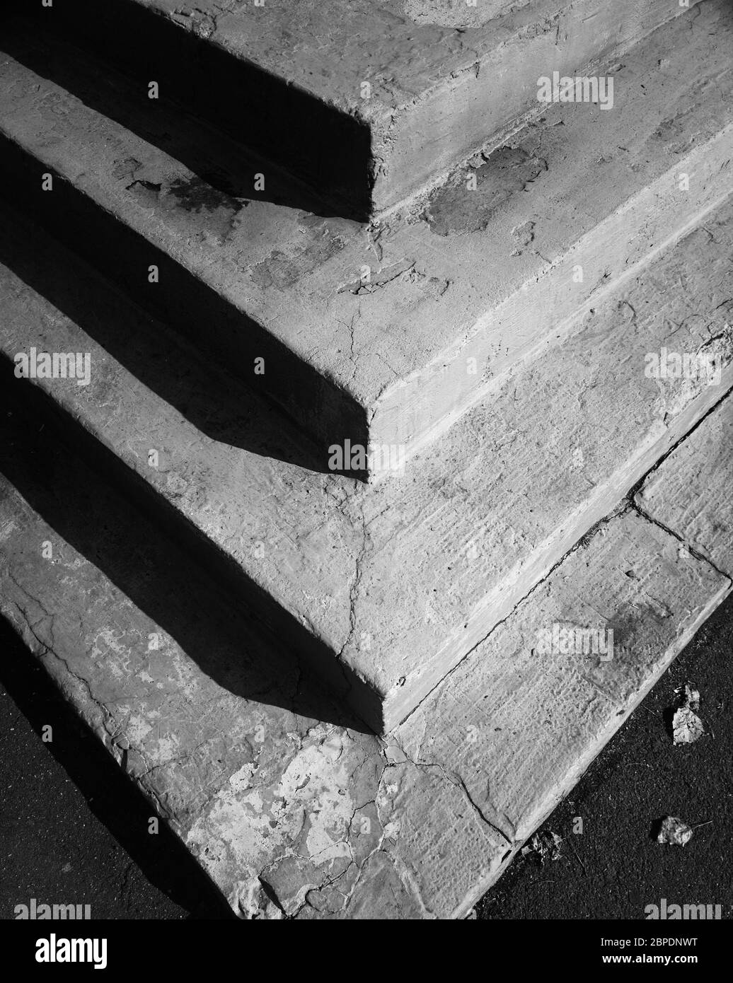 Vertical arrow shaped stairs architecture background Stock Photo - Alamy