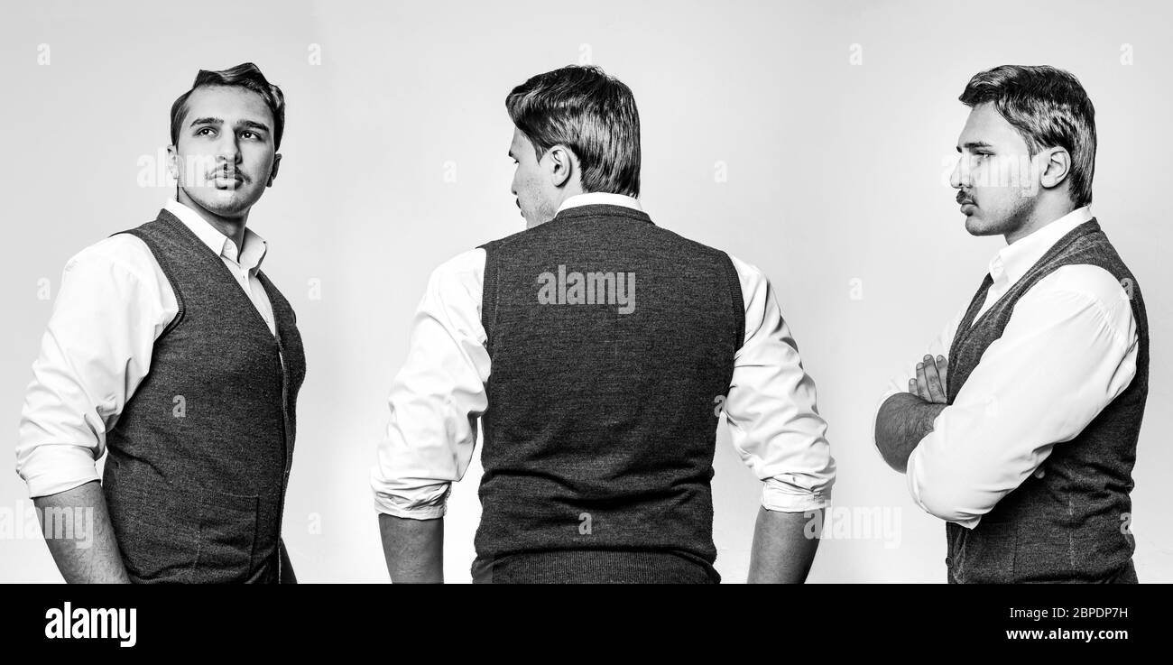 Attractive men Black and White Stock Photos & Images - Alamy