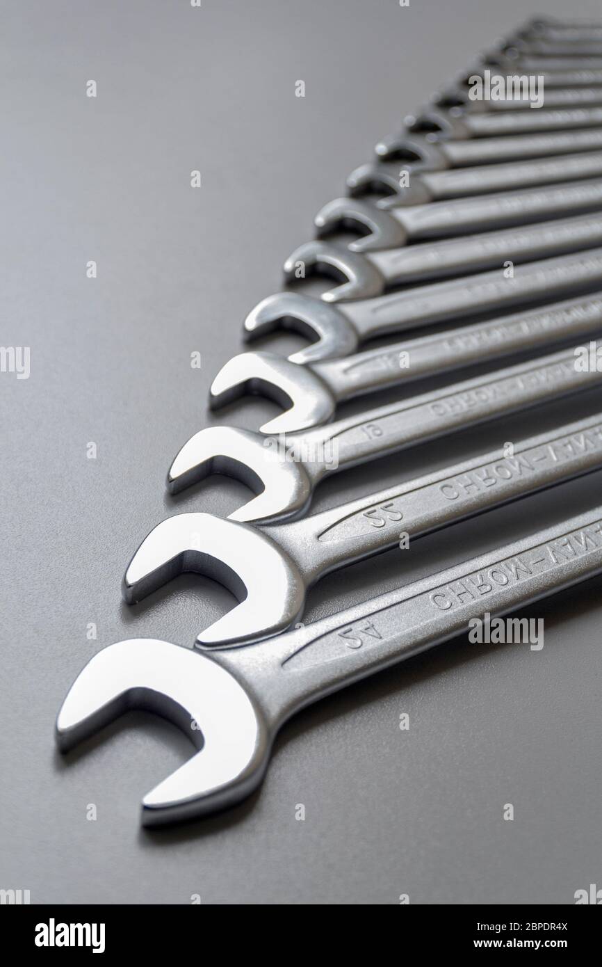 Spanners of all sizes hi-res stock photography and images - Alamy