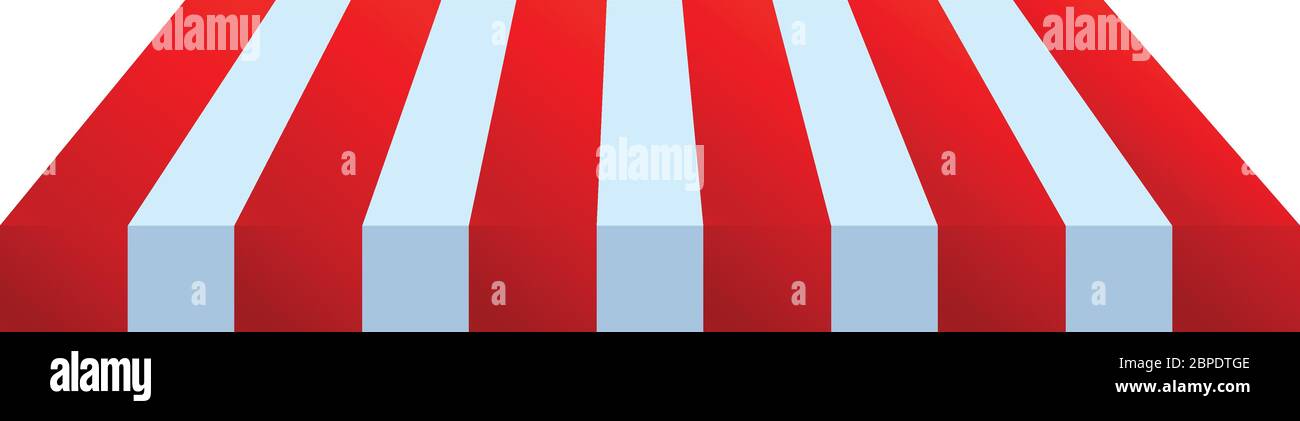 Street shop roof icon. Cartoon of street shop roof vector icon for web ...