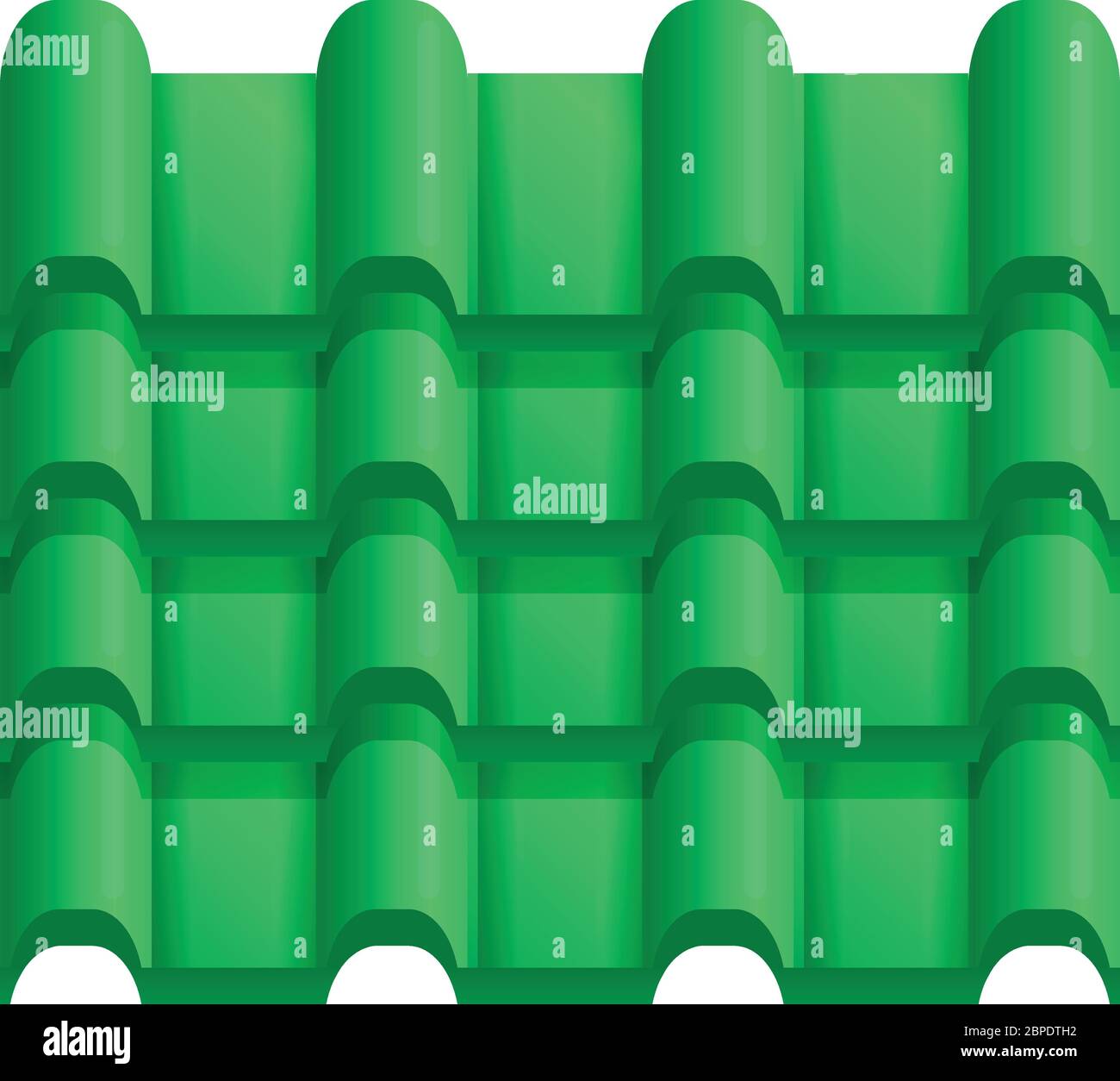 Green roof icon. Cartoon of green roof vector icon for web design ...