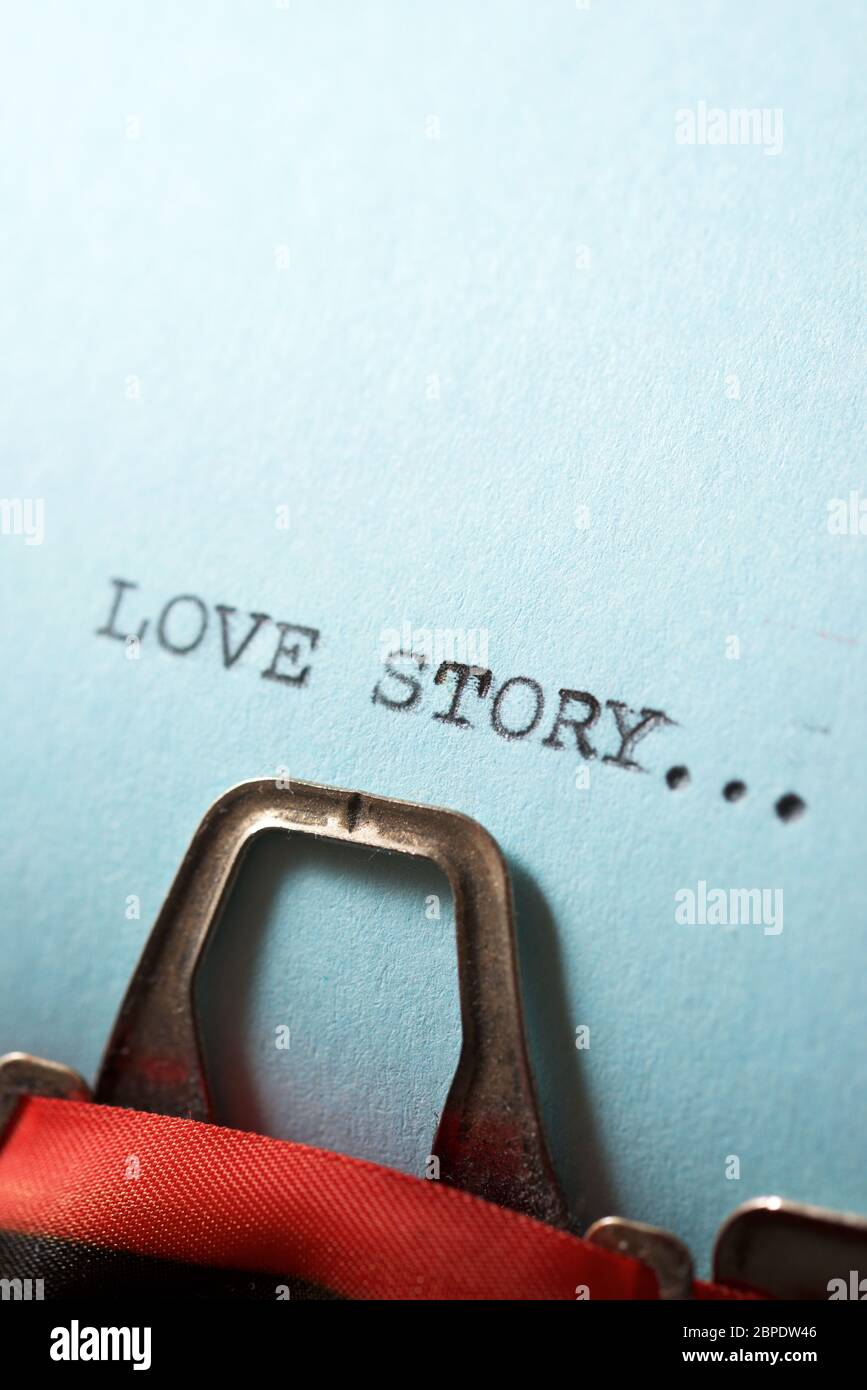 Love story writing text hi-res stock photography and images - Alamy