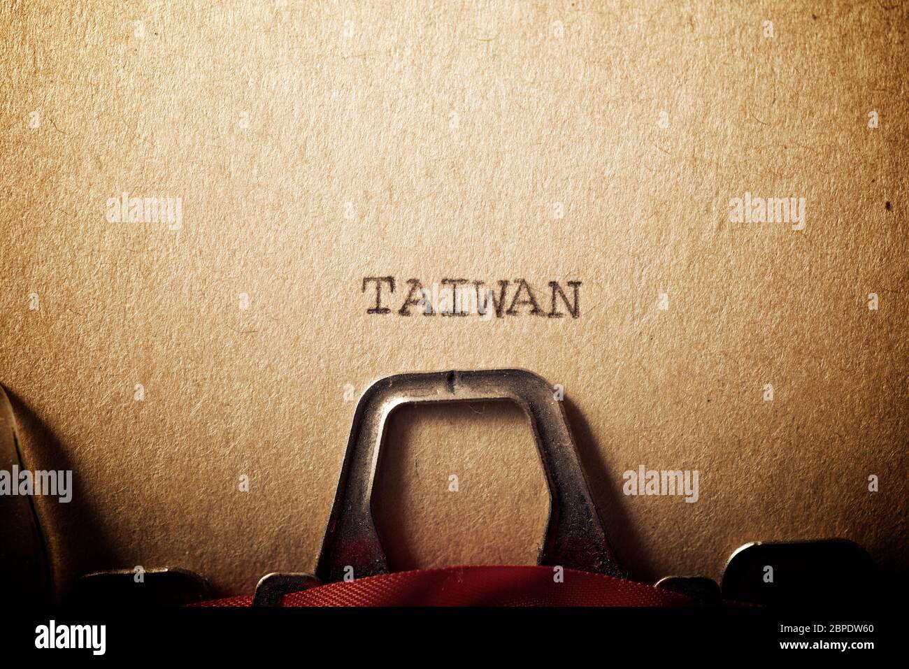 Taiwan word written on a paper Stock Photo - Alamy