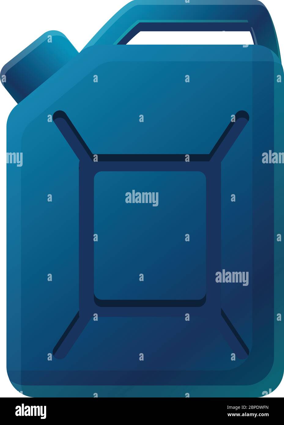 Jerrican icon. Cartoon of jerrican vector icon for web design isolated ...