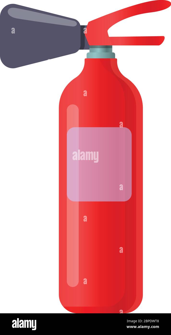 Powder fire extinguisher icon. Cartoon of powder fire extinguisher ...