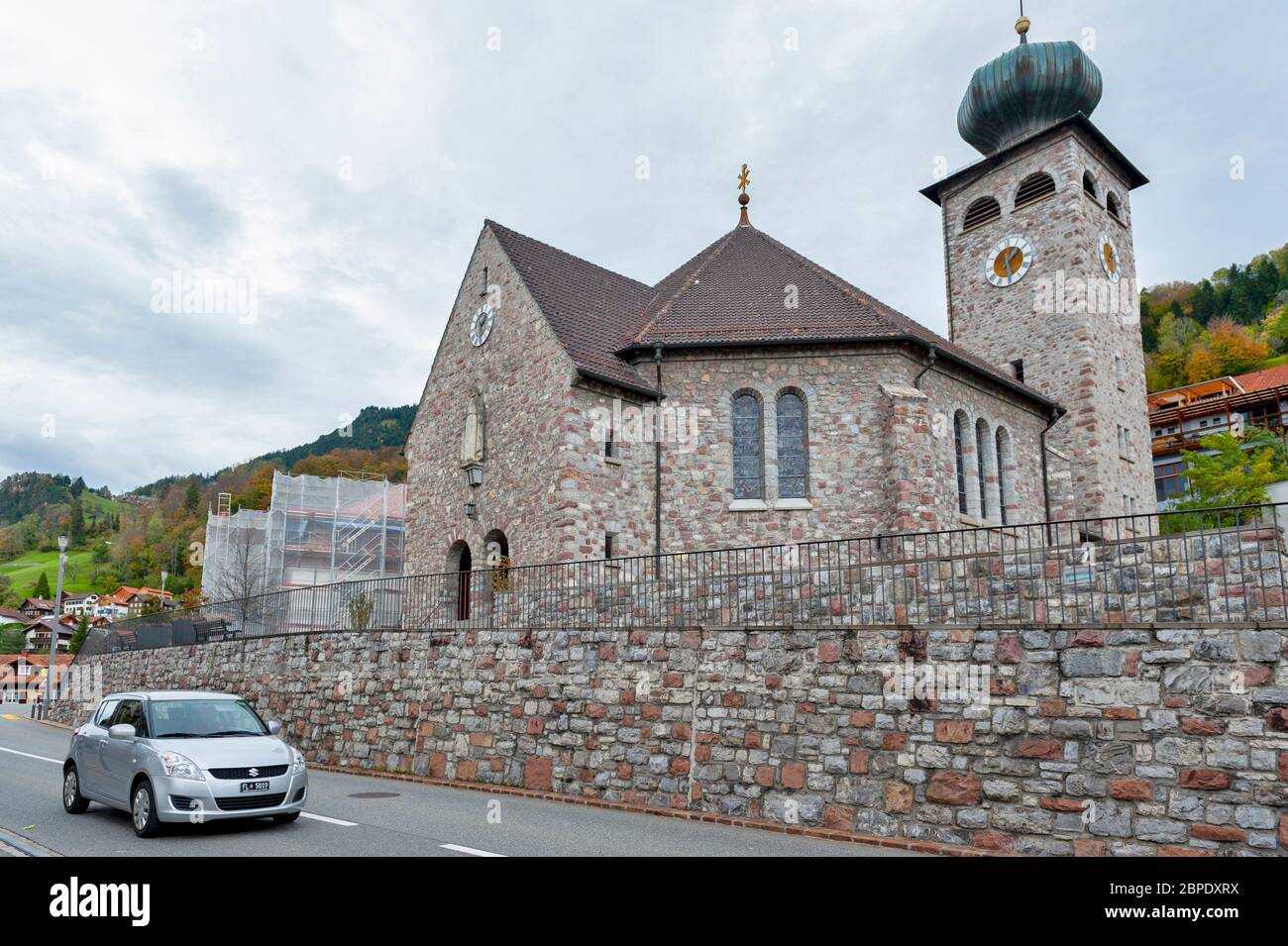 Pfarrkirche Triesenberg or St Joseph's Parish Church, a Catholic church ...