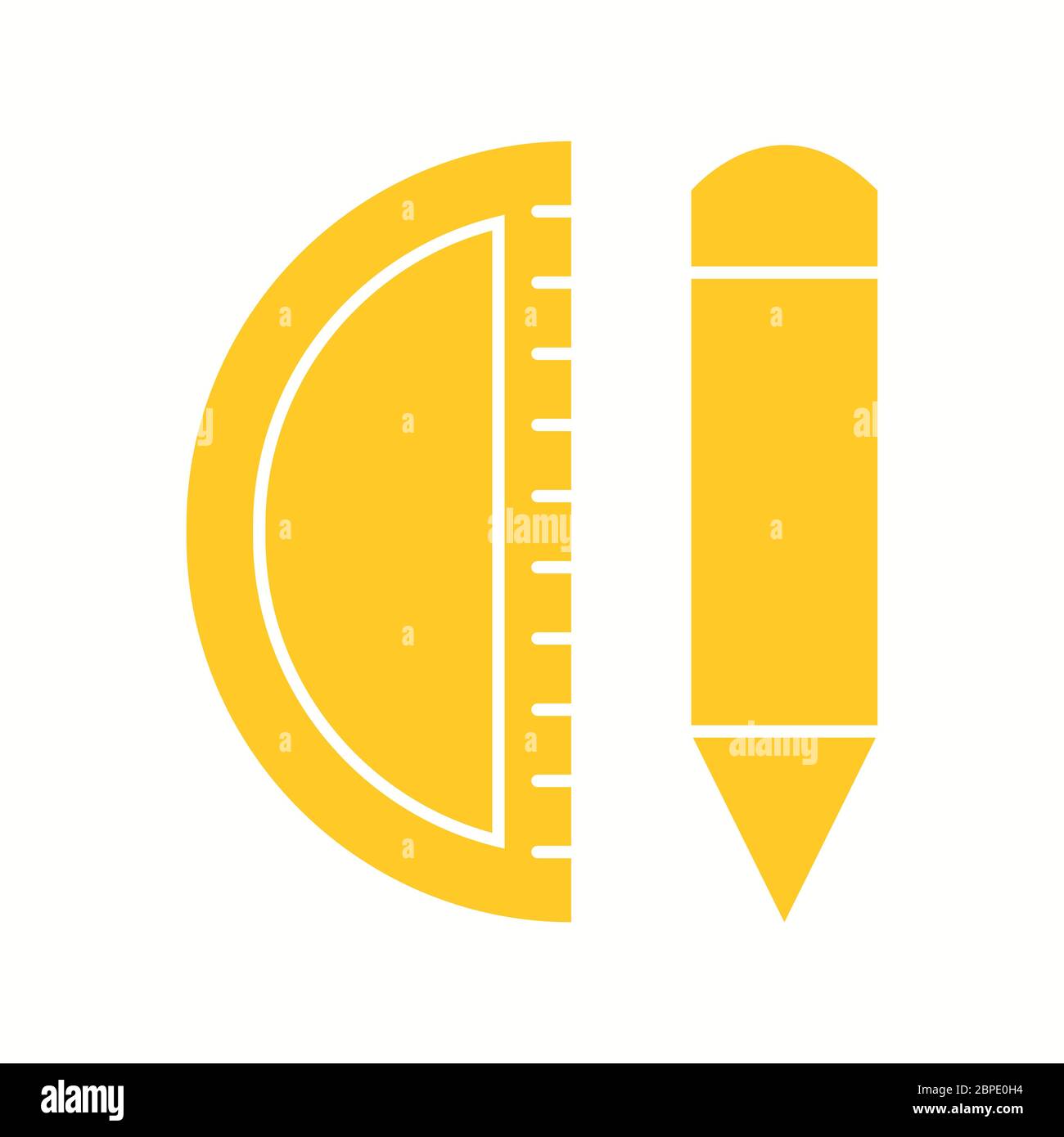 Beautiful Geometry Tools Glyph Vector Icon Stock Vector Image & Art - Alamy