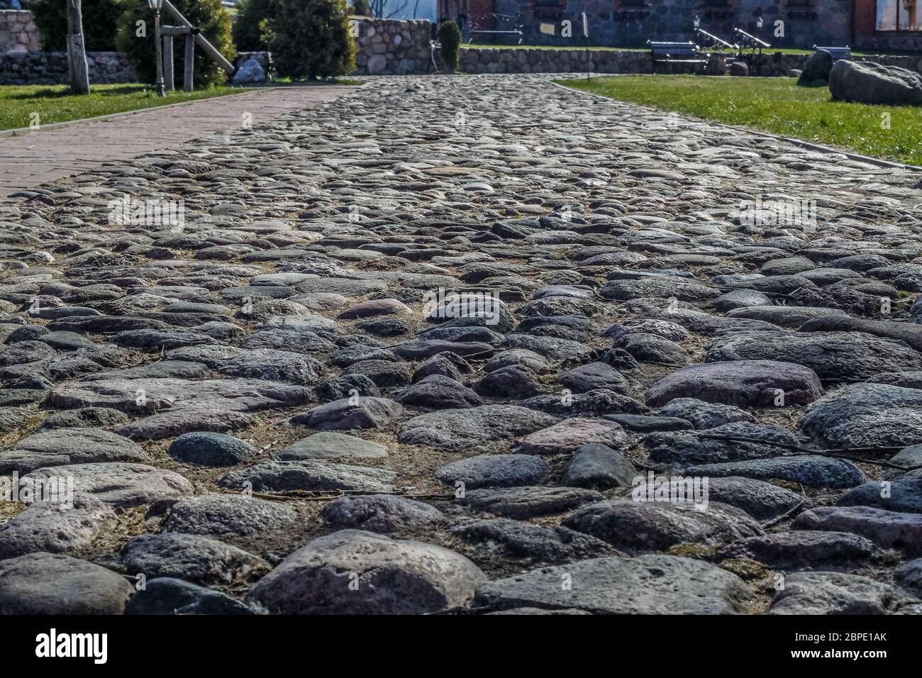 The Stone road tourism travel Stock Photo - Alamy