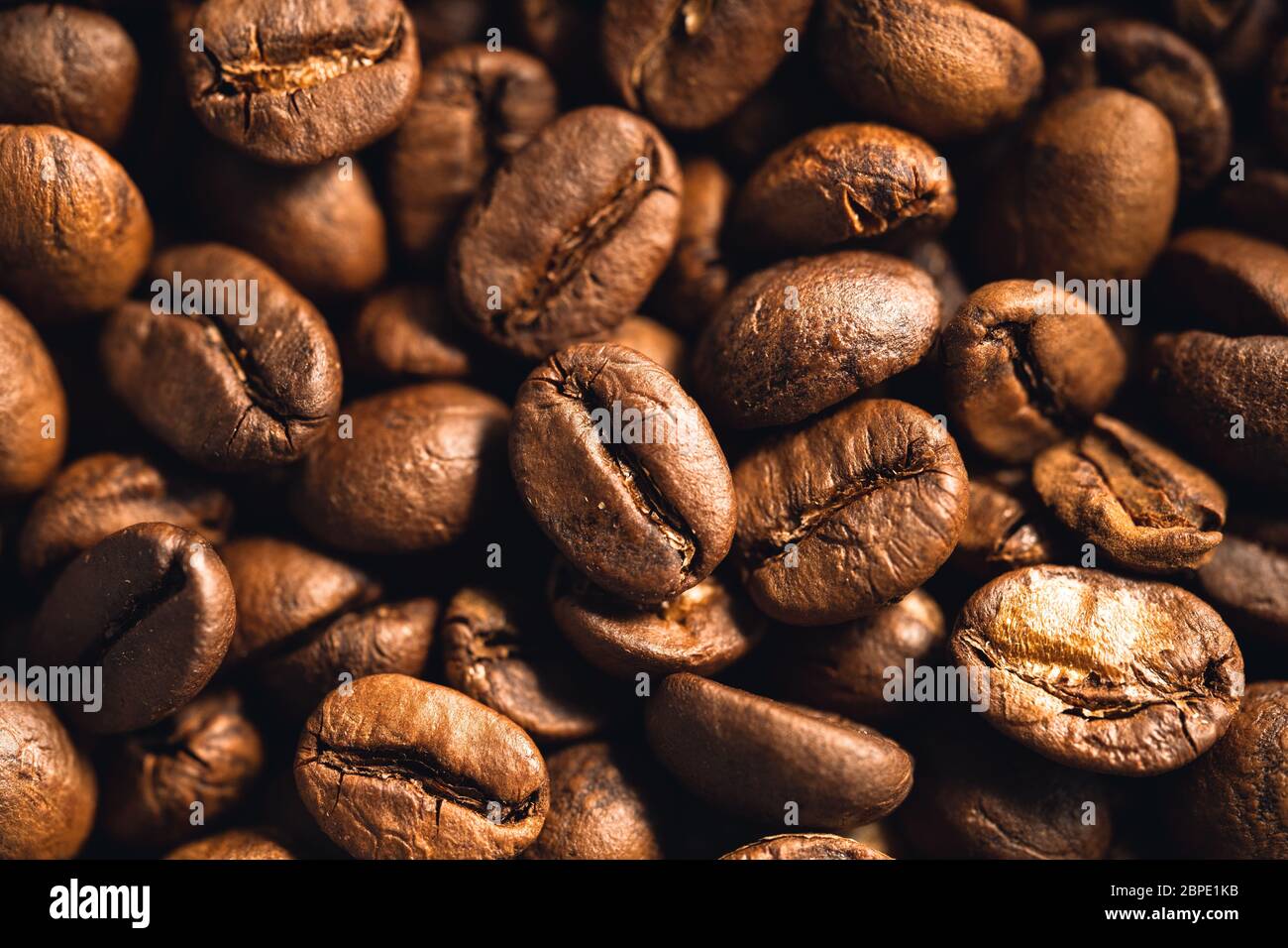Dark Roasted Arabica Coffee Beans Coffee-Make at home Stock Photo - Alamy