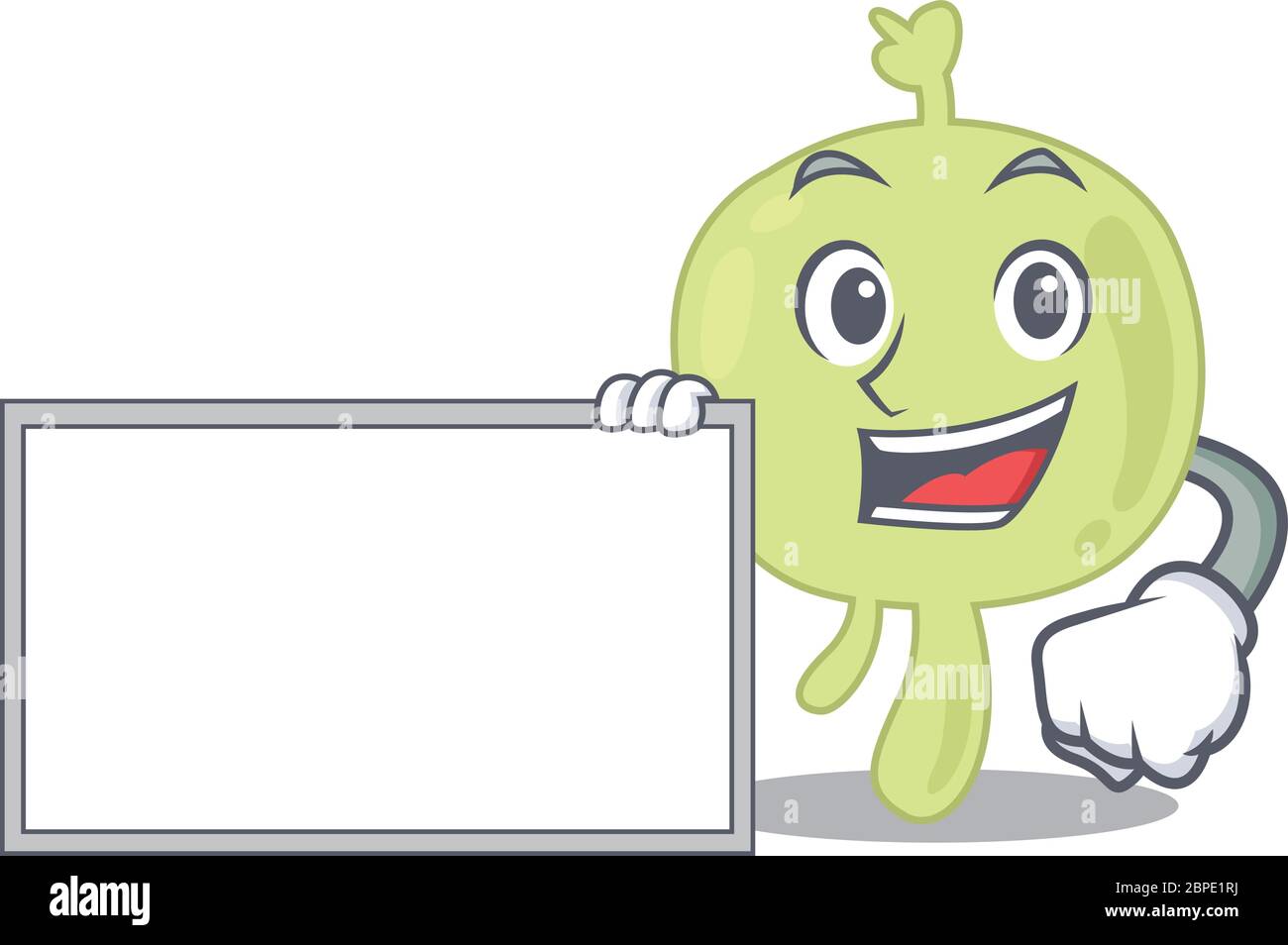 Cartoon character design of lymph node holding a board Stock Vector ...