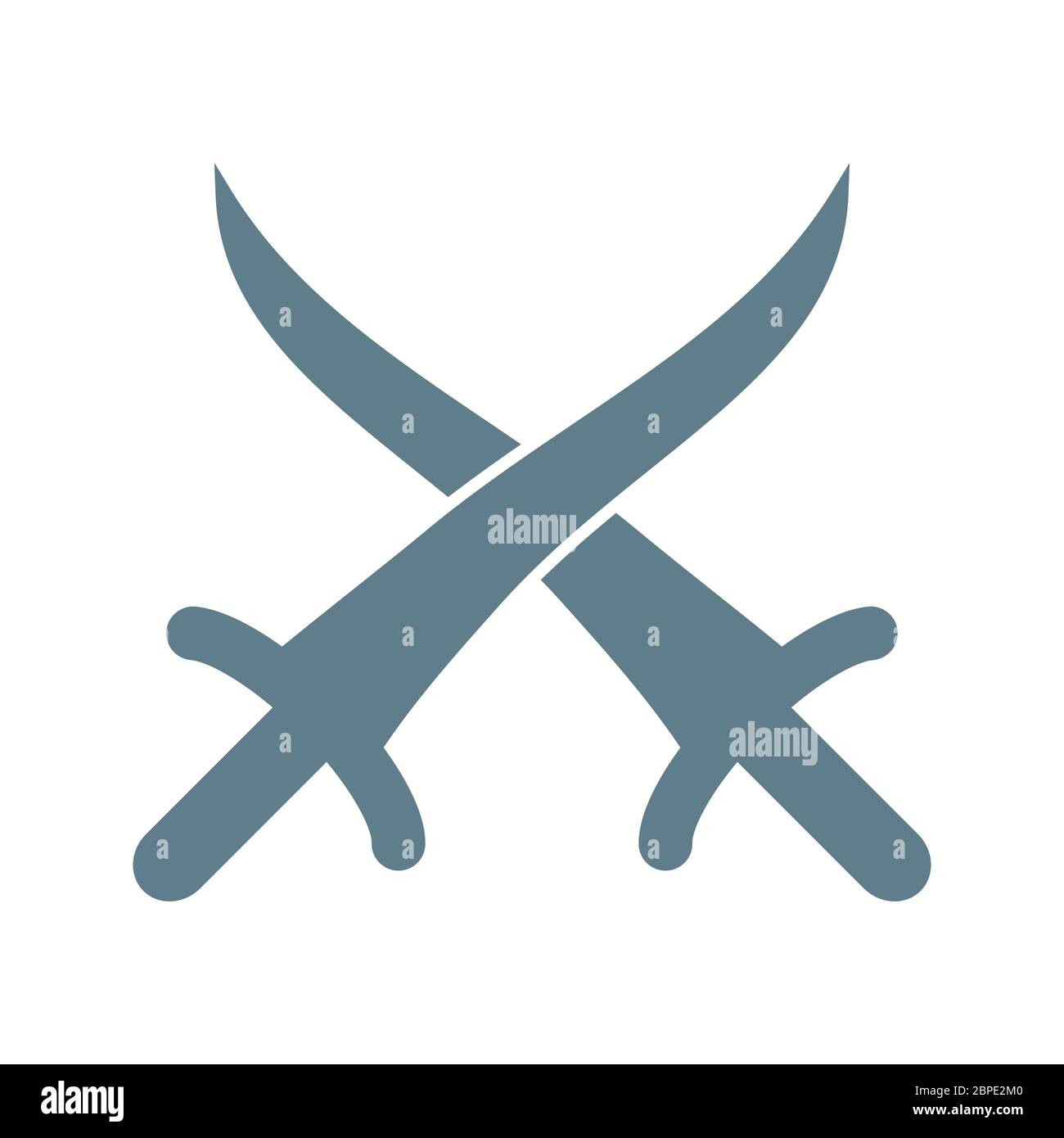 Beautiful Arabian Swords Glyph Vector Icon Stock Vector Image & Art - Alamy