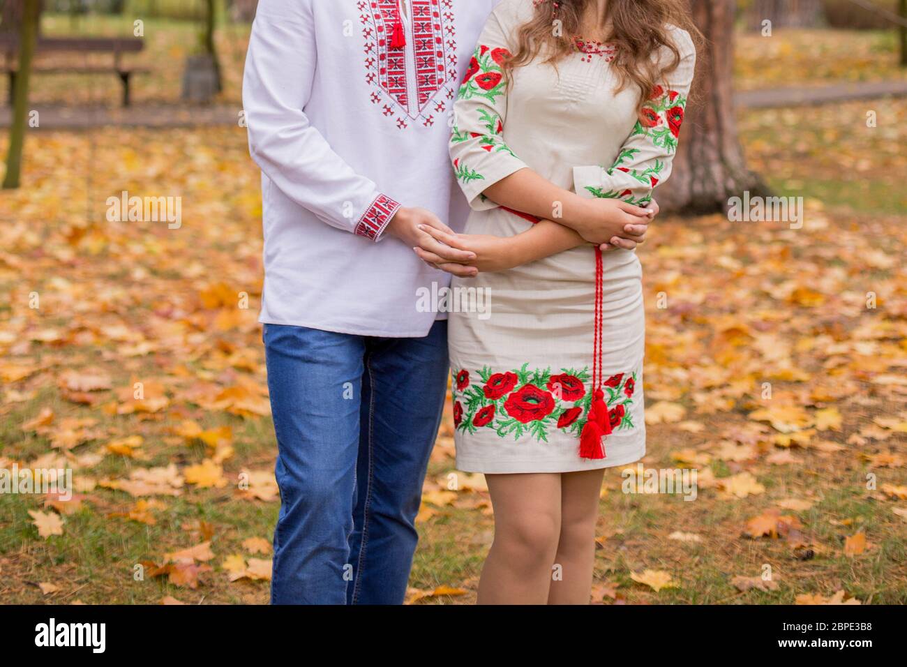 Beautiful woman in folk hi-res stock photography and images - Alamy