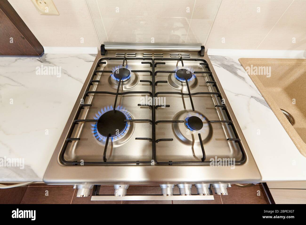 Gas in the kitchen hi-res stock photography and images - Alamy