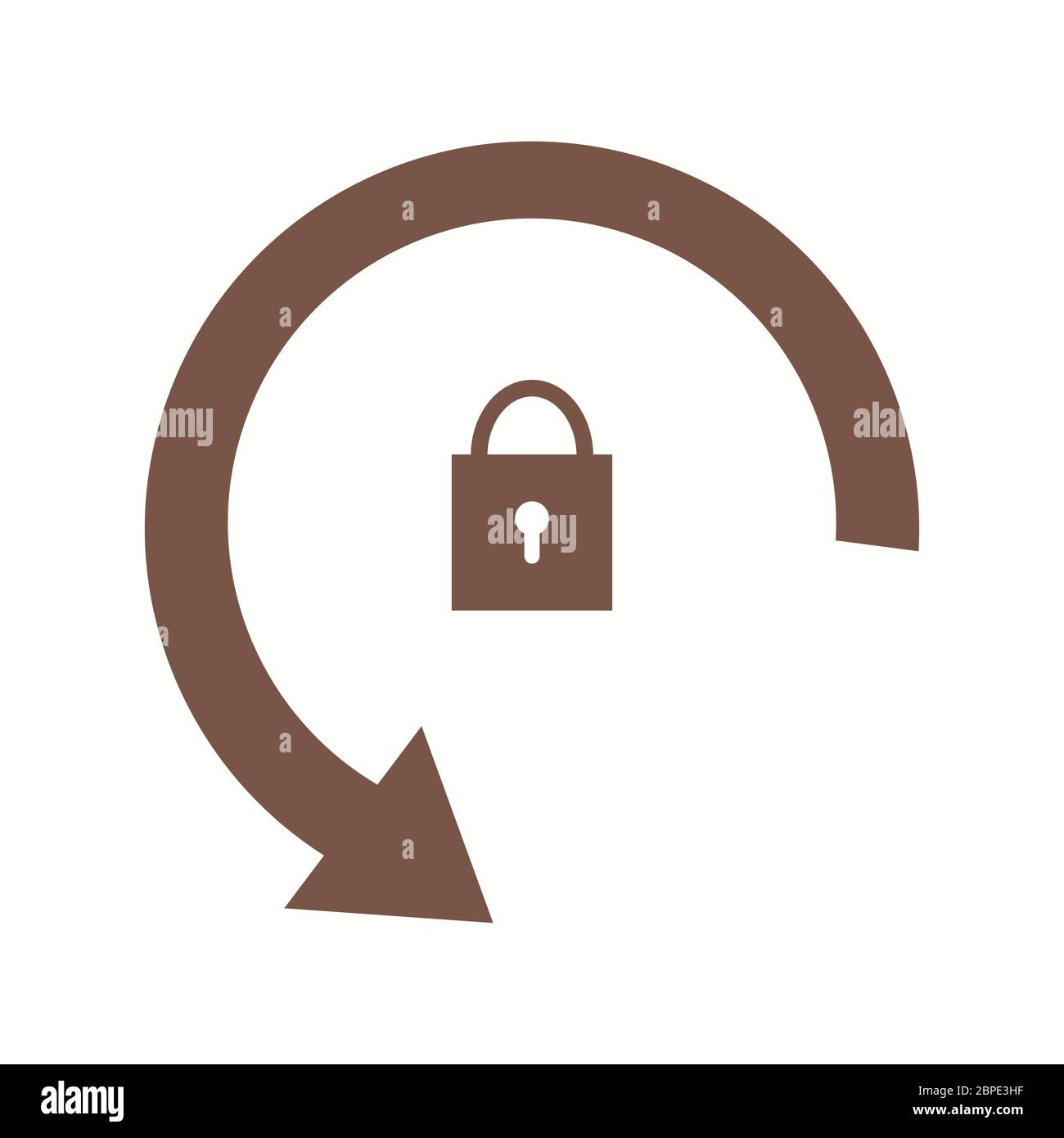 Beautifu Rotation locked Vector Icon Stock Vector Image & Art - Alamy