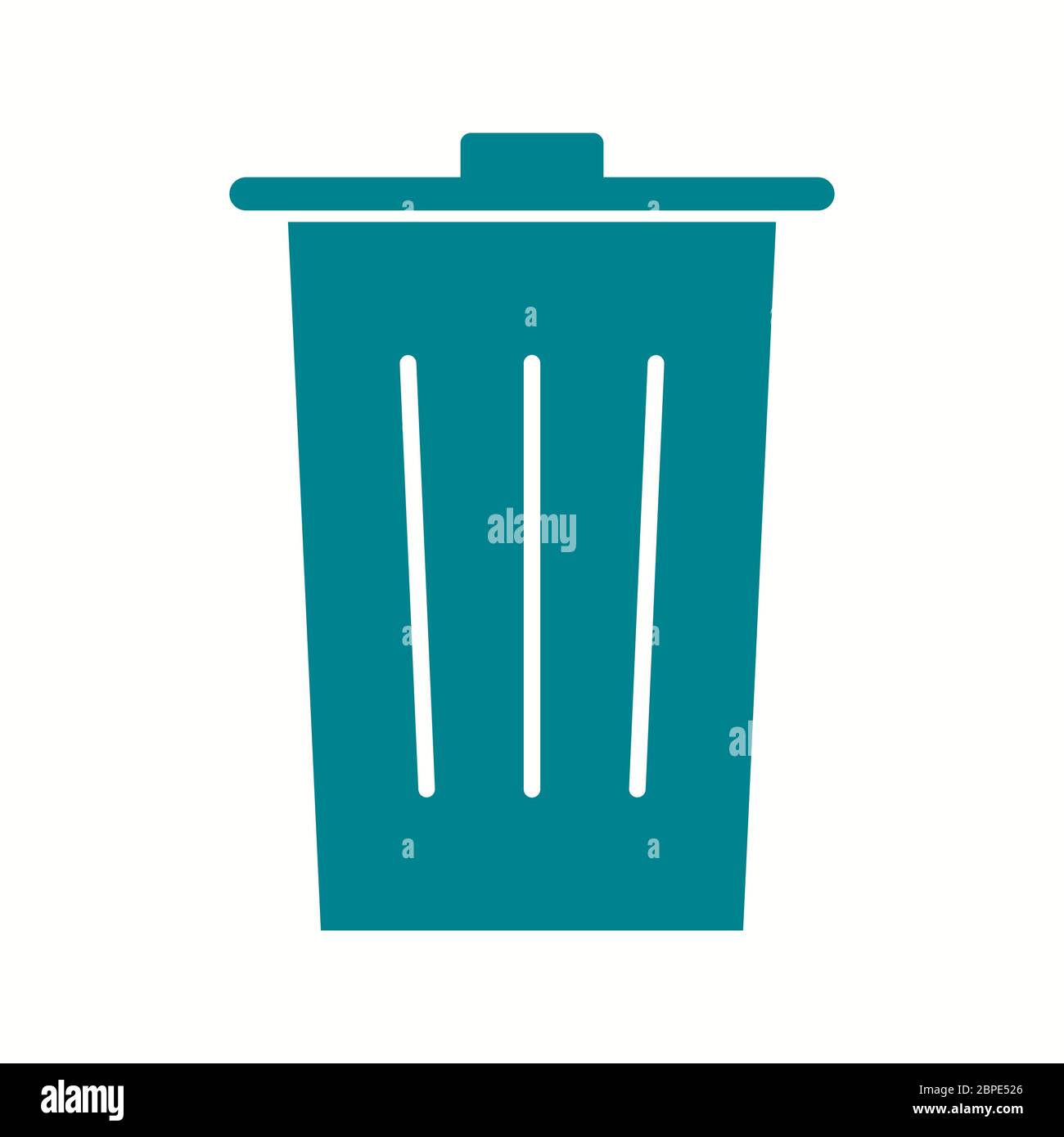 Beautiful Dustbin Glyph Vector Icon Stock Vector Image & Art - Alamy
