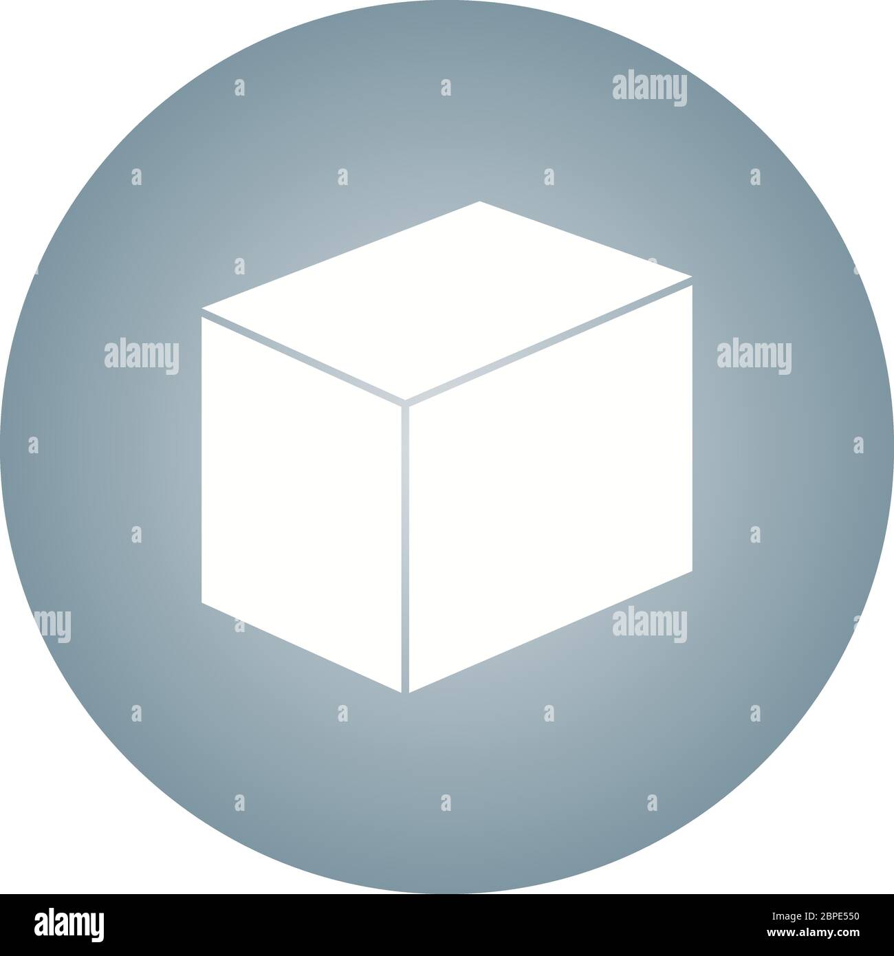 Beautiful Cube Glyph Vector Icon Stock Vector Image & Art - Alamy