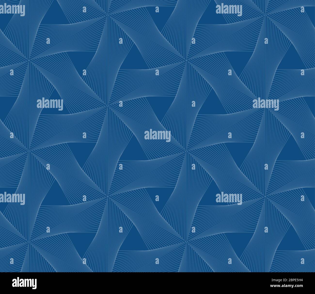 Classic Blue color 2020 web graphic pattern. Vector blue guilloche ...