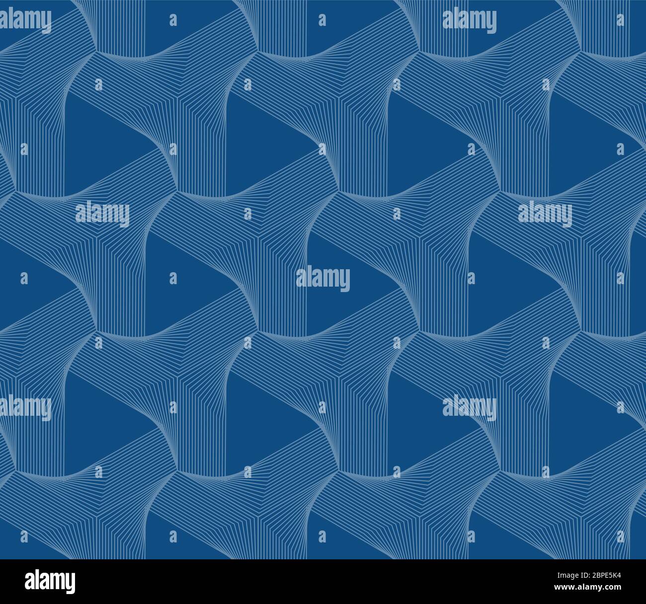 Classic Blue color 2020 web graphic pattern. Vector blue guilloche ...